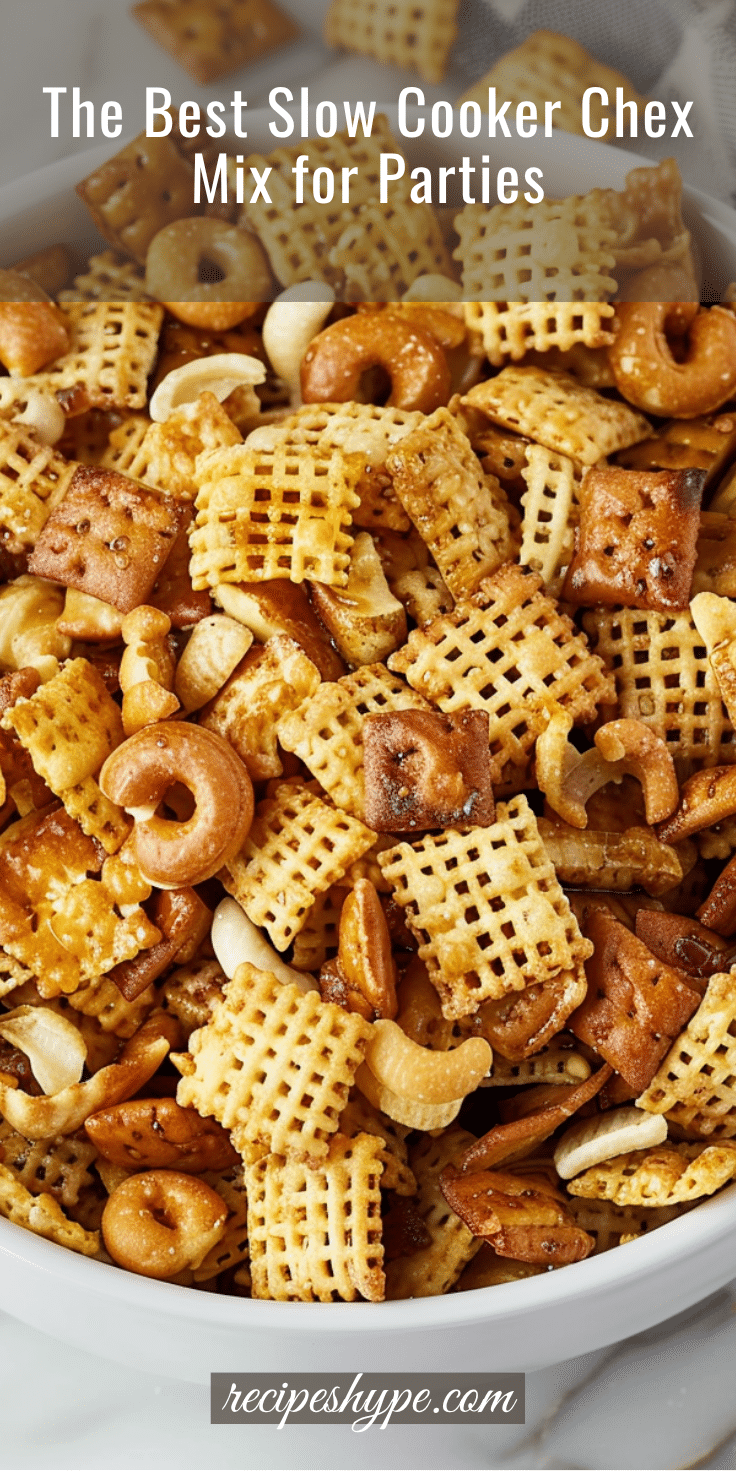 Slow Cooker Chex Mix | Recipes Hype