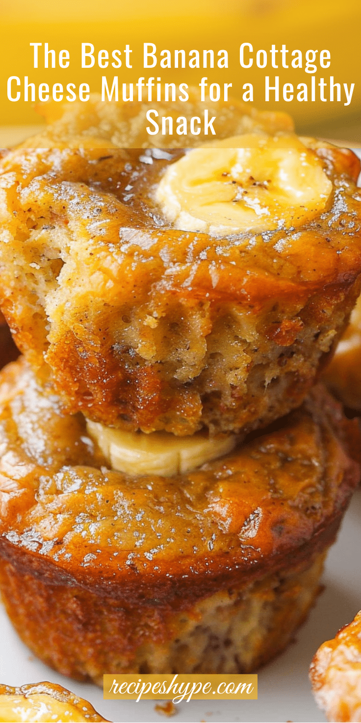 Banana Cottage Cheese Muffins | Recipes Hype