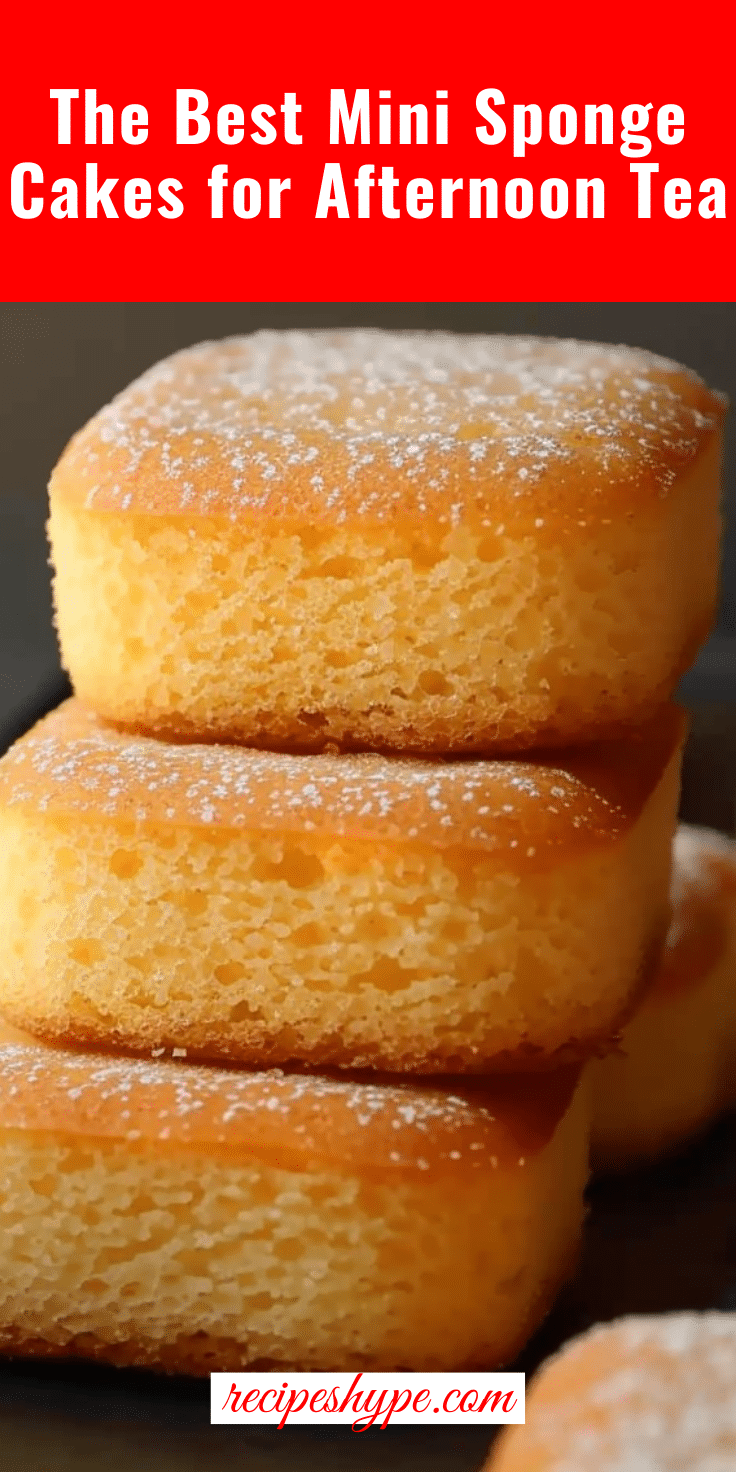 Mini Victoria Sponge Cakes | Recipes Hype