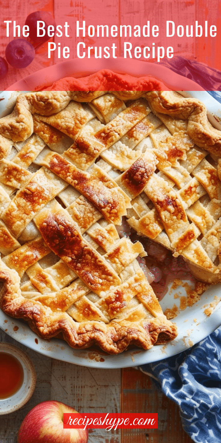 Homemade Pie Crust (Double Crust) | Recipes Hype